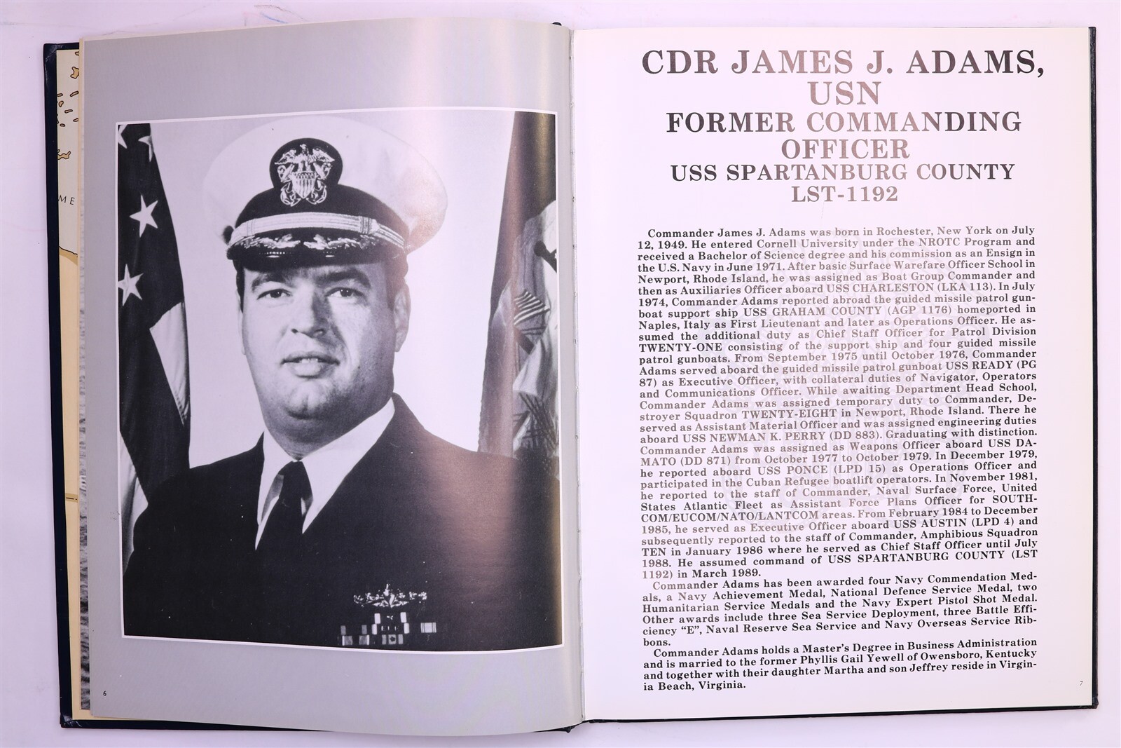 USS Spartanburg County (LST-1192) 1990 1991 Mediterranean Deployment ...