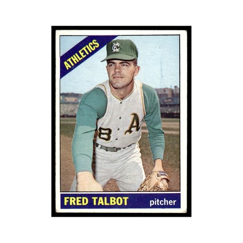 1966 Topps Baseball Card Fred Talbot Kansas City Athletics #403 | eBay