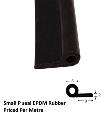 Rubber P Section 15mm wide x 6mm High (Priced Per Metre) | eBay