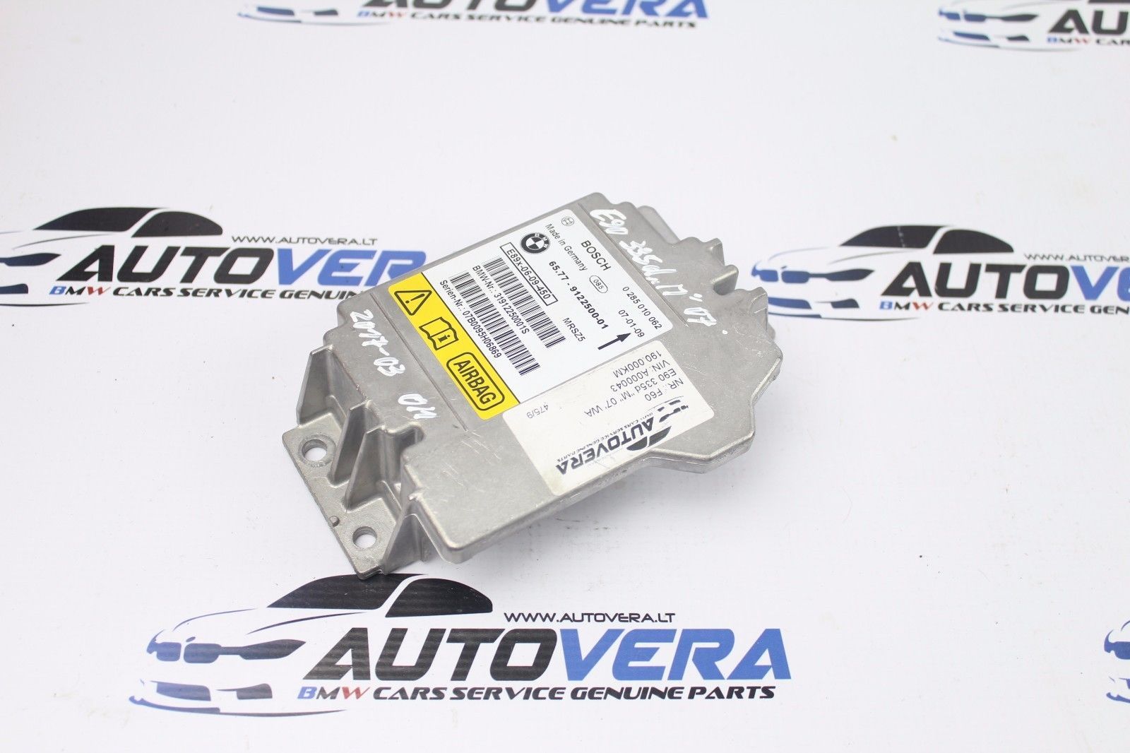 BMW E81 E87 E90 E91 E92 1 3 SERIES AIRBAG SENSOR CONTROL UNIT 9122500 ...