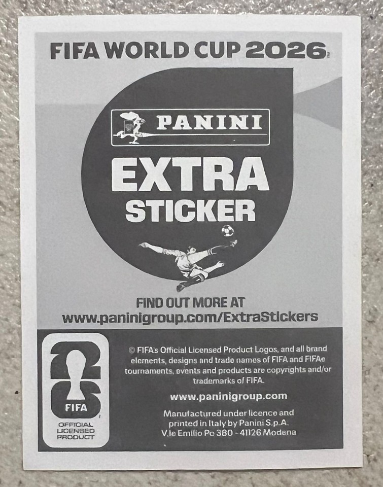 Lamine Yamal GOLD Extra Sticker | Panini FIFA World Cup 2026 Sticker ...