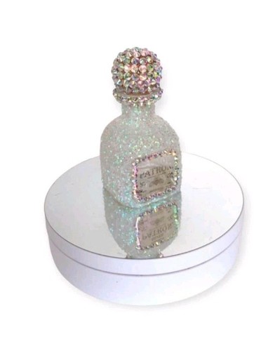 Patron White Glitter Iridescent Crystal Rhinestone Bling 50ml Tequila ...