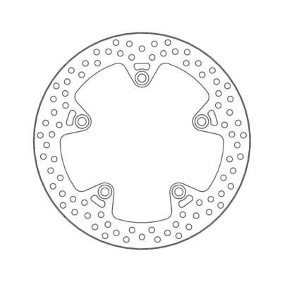 Moto-Master Halo Series Brake Rotor TUV Appr Rear BMW 13-18 R 1200 GS ...