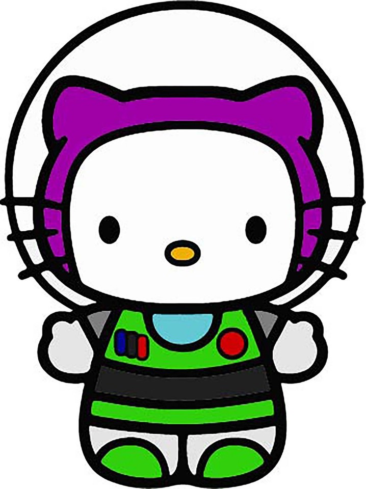 HELLO KITTY SPIDER MAN,IRON MAN,BATMAN,THOR - MANY SUPER HERO DECALS ...