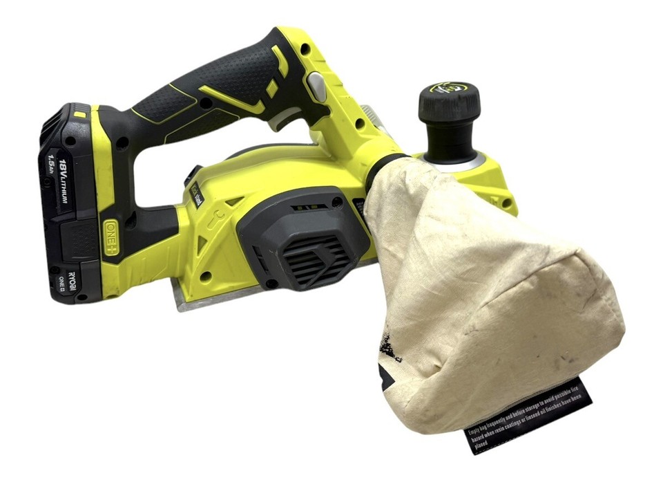 Ryobi 18V One+ 3-1/4" Planer w/Dust Bag and Battery! Model: P611 ...