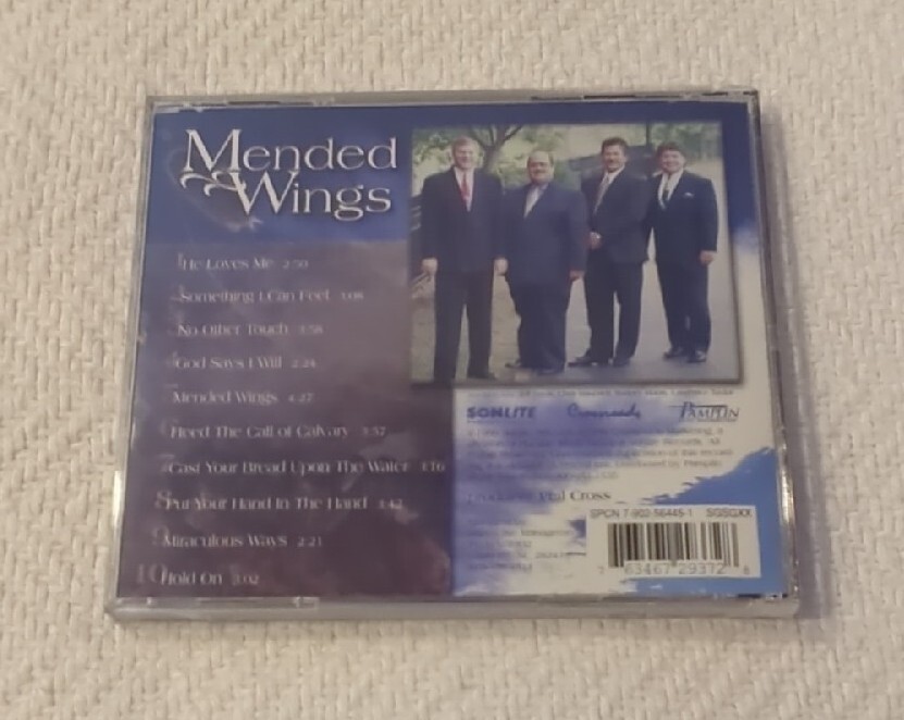 Mended Wings Quartet ~ With Mended Wings (1999, CD) Southern Gospel ~ VG! | eBay