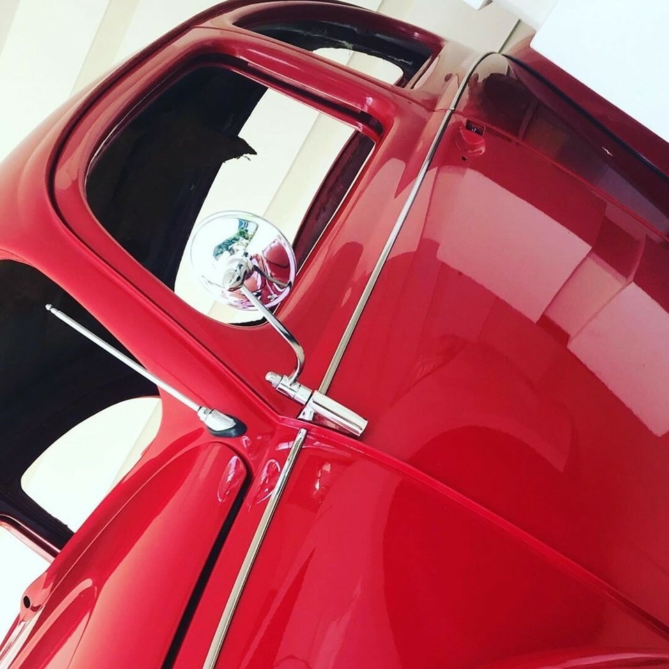 Beetle Door Hinge Covers for VW Beetle Hinge Covers bug stainless steel ...