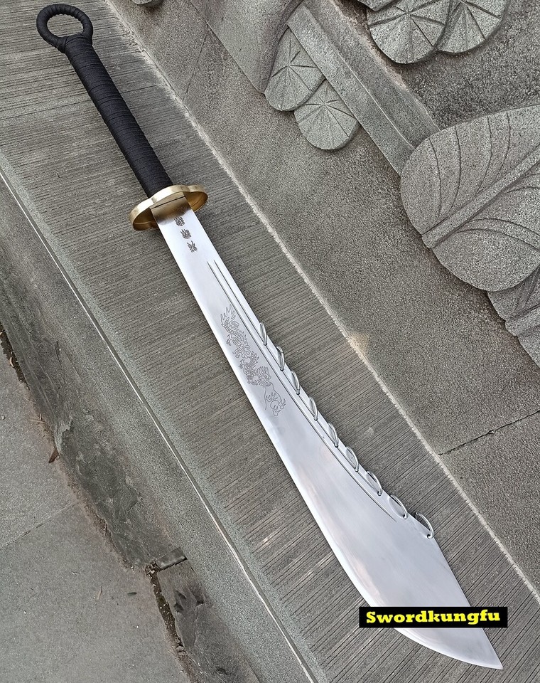 Chinese KUNGFU Da Dao Broadsword Practice Dao Sword HighCarbon Steel ...
