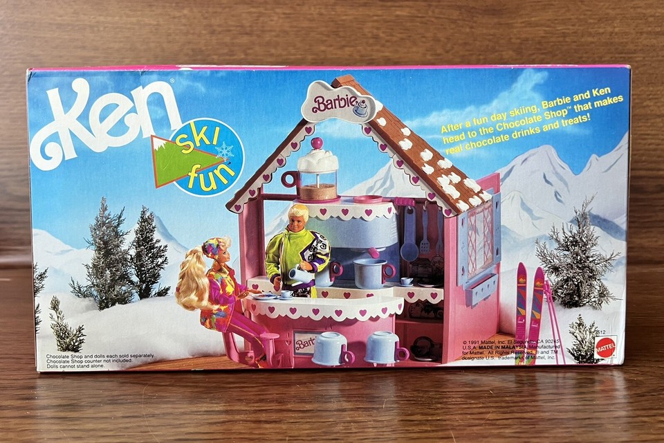 Barbie Doll Ken Ski Fun Snowboarding 7512 Mattel 1991 | eBay