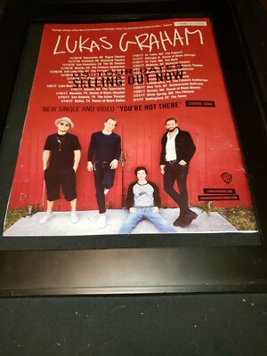 Lukas Graham Rare Original Tour Promo Poster Ad Framed! | eBay