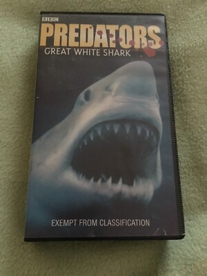PREDATORS GREAT WHITE SHARK .. VHS VIDEO TAPE | eBay