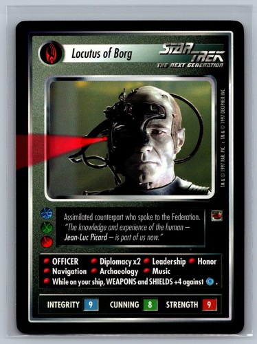 Star Trek CCG Locutus Of Borg TCG Fajo Collection | eBay
