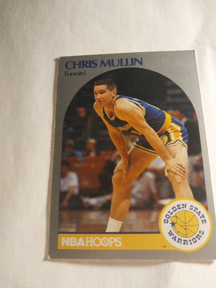 1990-91 NBA HOOPS Chris Mullin #116 Golden State Warriors Basketball ...