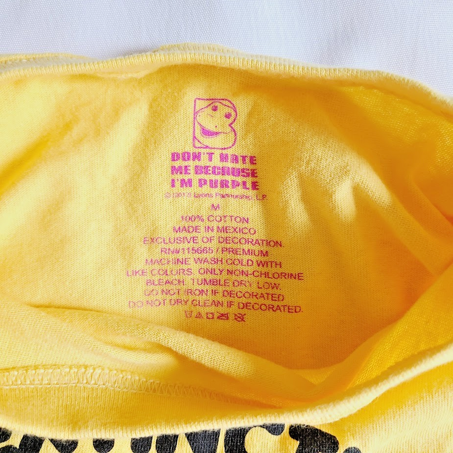 Vintage Barney the Purple Dinosaur T Shirt Fighting Extinction Since 87 ...