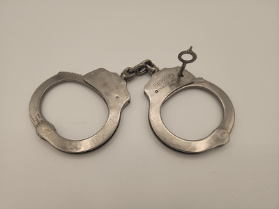 HWC Stainless Steel Handcuffs with Key | eBay