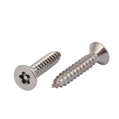 M4.8x25mm 304 Stainless Steel Flat Head Torx Self Tapping Screw T25 ...