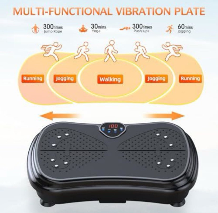 AX Vibration Plate Fitness Platform Exercise Machine Vibrating ...