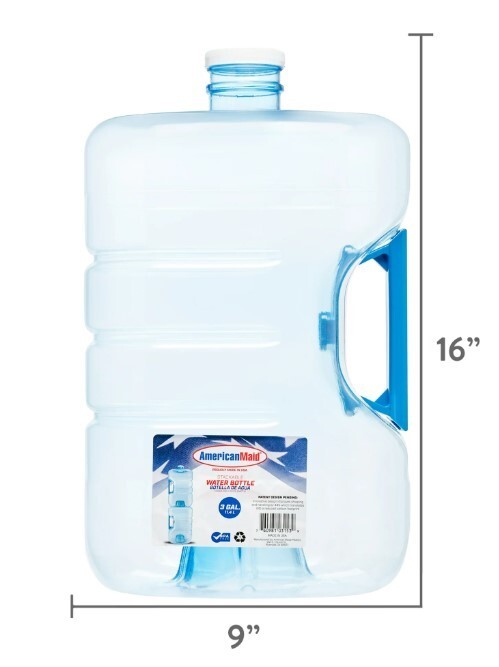 (2-Pack) 3 Gallons Stackable Water Bottle Jug BPA Free Home Office ...