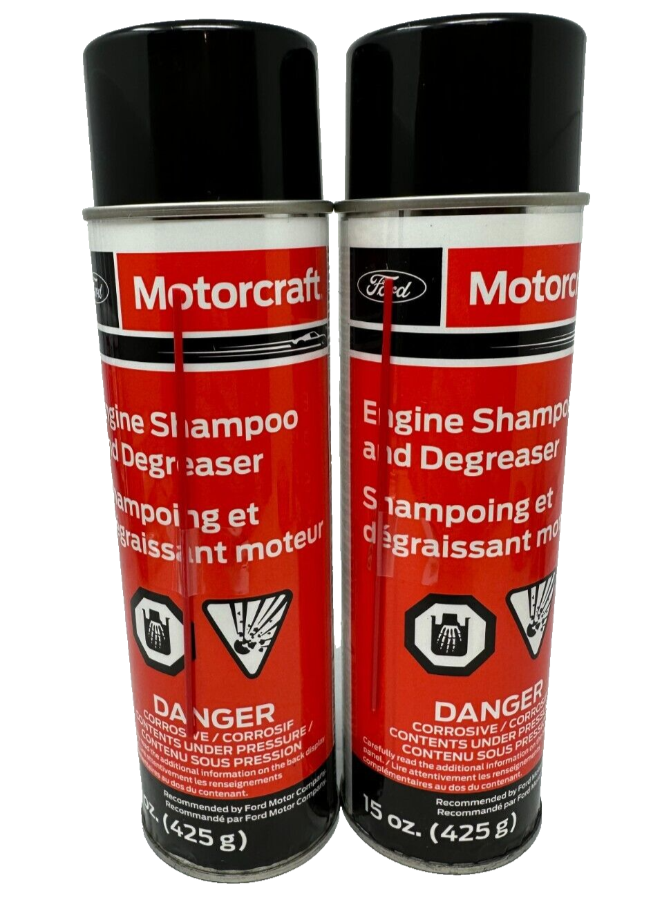 Lot of (2) Motorcraft Engine Shampoo and Degreaser 15 oz. Per Can ZC20 ...