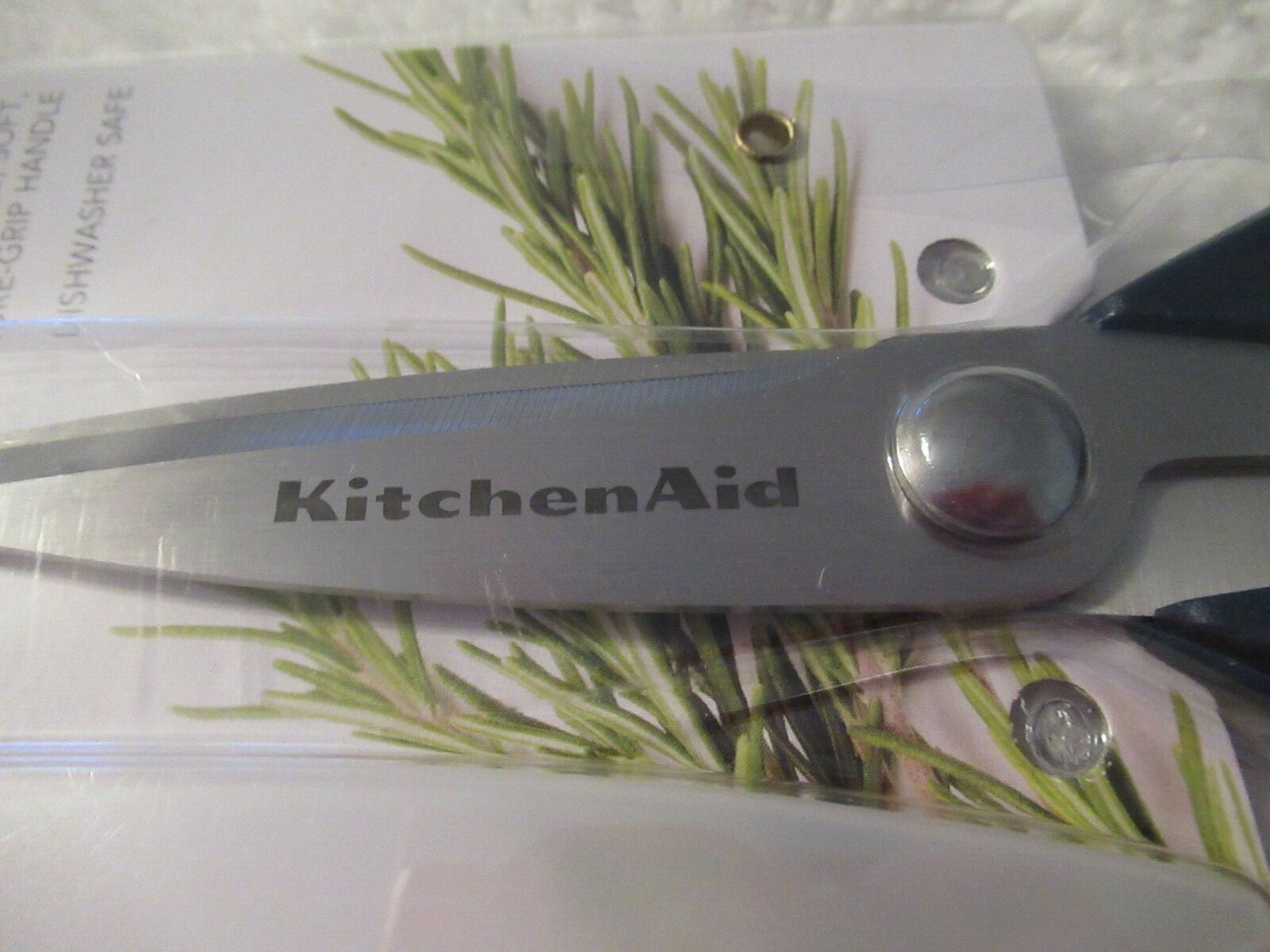 KitchenAid Navy Blue Utility Shears-Comfortable Soft Sure-Grip Handle ...