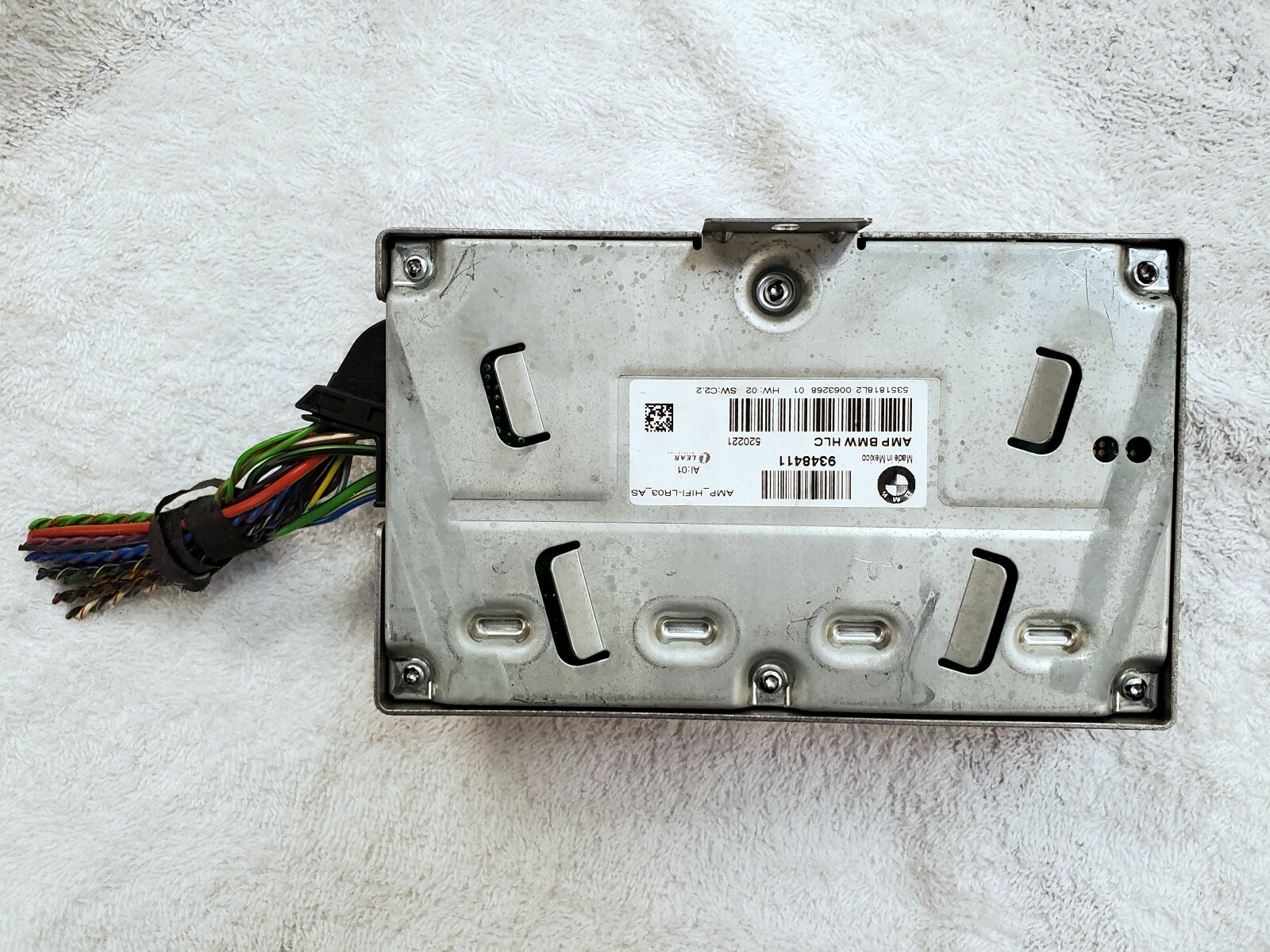 2011-2017 BMW X3 F25 Amp Amplifier HIFI Audio System HLC 65129348411 ...