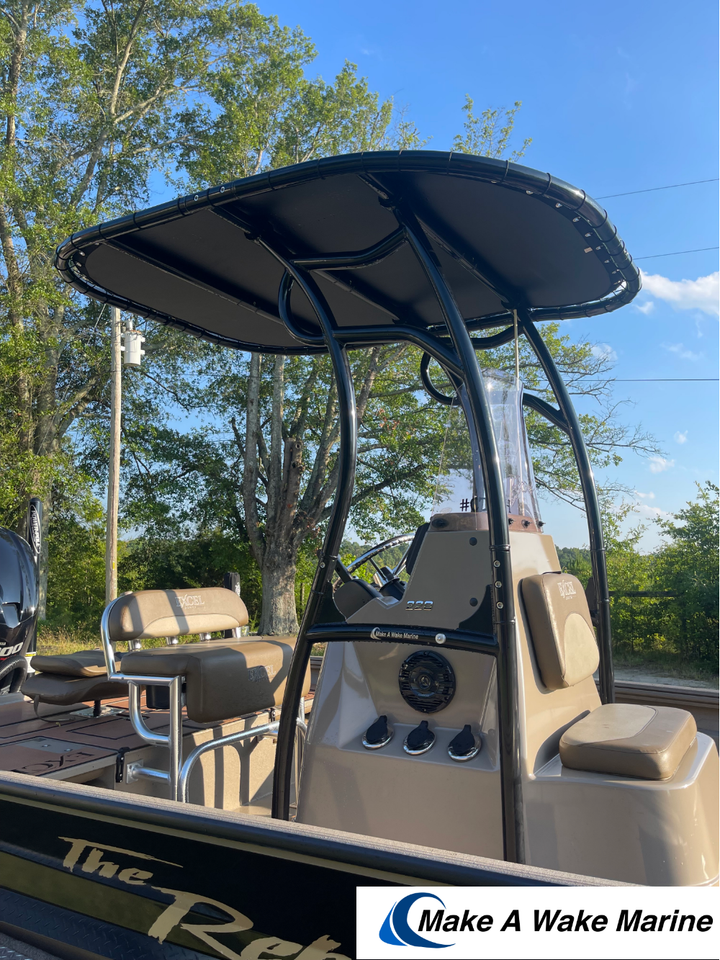 Heavy-Duty Boat T-Top Universal fit for Center Console Boat Folds | eBay