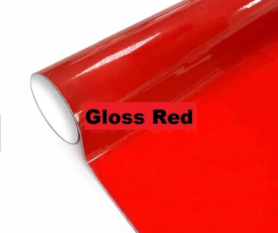 Gloss Glossy Candy Apple Red Vinyl Car Auto Wrap Sticker Decal Film ...
