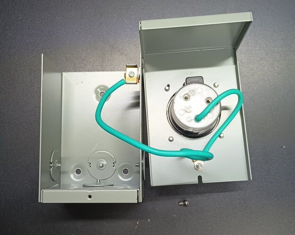 RV Trailer Camper intertek 30 Amp Power Inlet Box WEATHERPROOF RML530PB ...