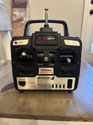 FUTABA SKYSPORT 4 72 MHZ RADIO CONTROL SYSTEM T4VF NO CHARGER | eBay