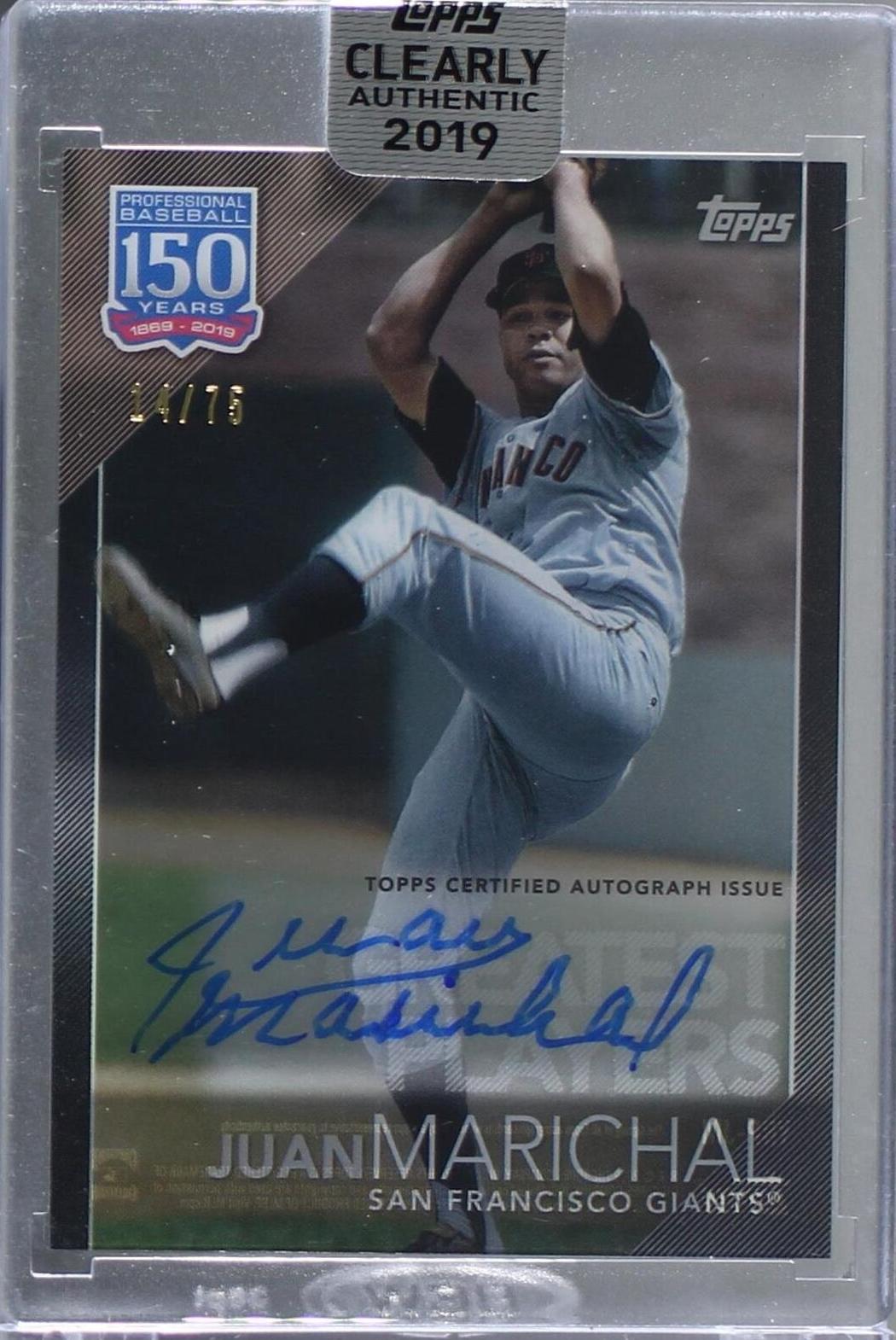 2019 Topps Clearly Authentic Autographs - 150 Years of Professional ...