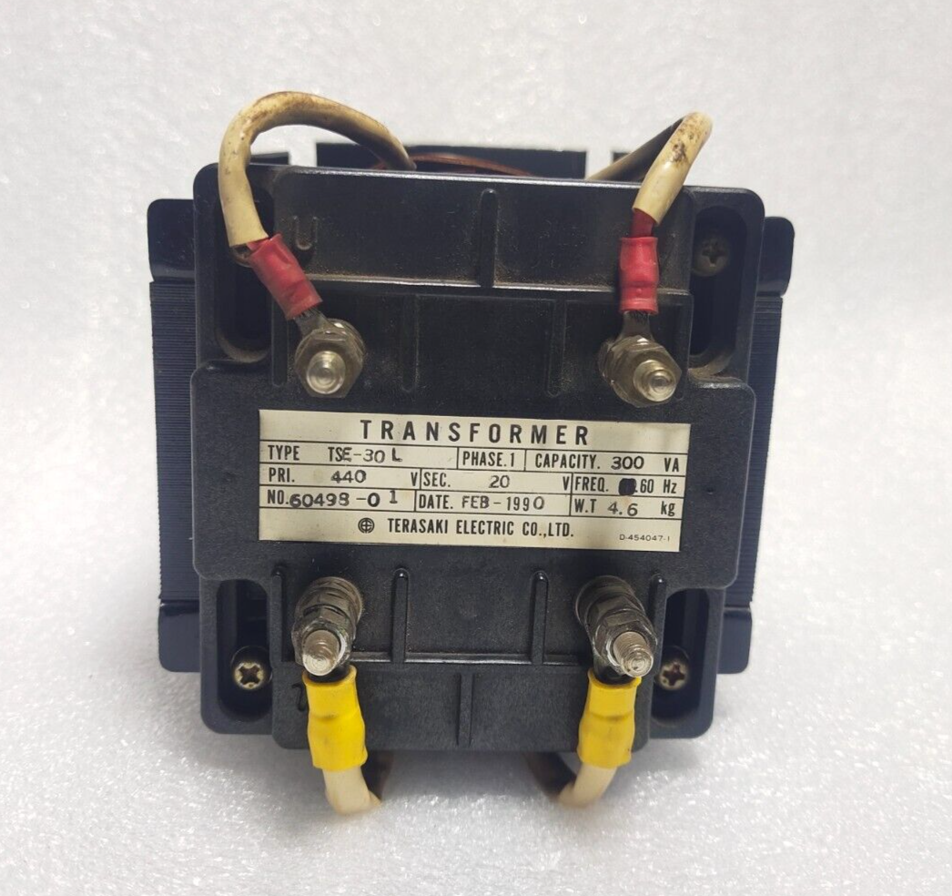 Terasaki Electric Co. Ltd TSE-30L Transformer Pri.Volt 440V Sec.Volt ...