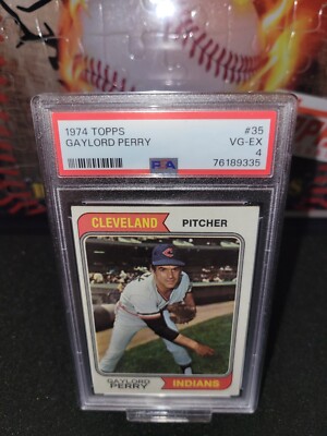 1974 Topps Gaylord Perry #35 PSA 4 | eBay