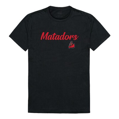 Cal State University Northridge Matadors CSUN NCAA Cotton Script Tee T ...