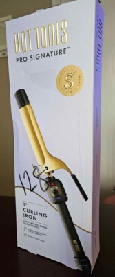 Hot Tools Signature Series 1" Salon Gold Curling Iron . Gold technology ...