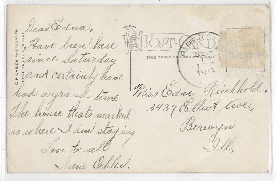 1915 Vine Street, Piper City, Illinois; Ford County history photo ...