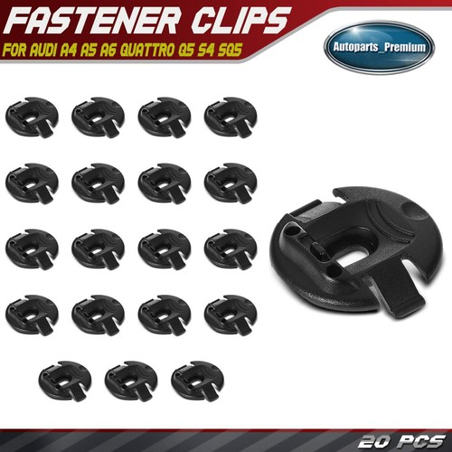 20Pcs 5mm Nylon Fender Liner Splash Shield Retainer Clips for Audi A4 ...