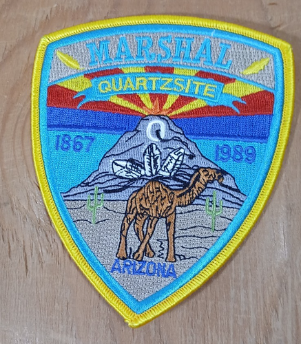 Quartzsite Marshal (Arizona) Shoulder Patch | eBay