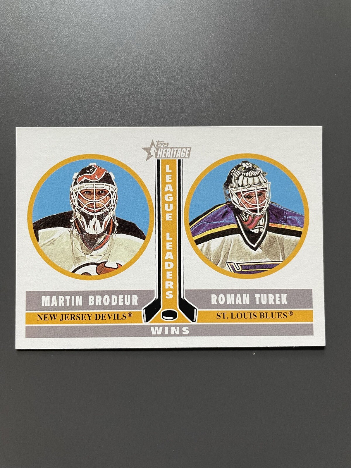 2000-01 Topps Heritage Martin Brodeur Roman Turek #231 HOF | eBay