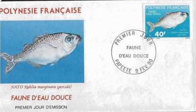 (23) FRENCH POLYNESIA - 1990 FISH FIRST DAY COVER | eBay