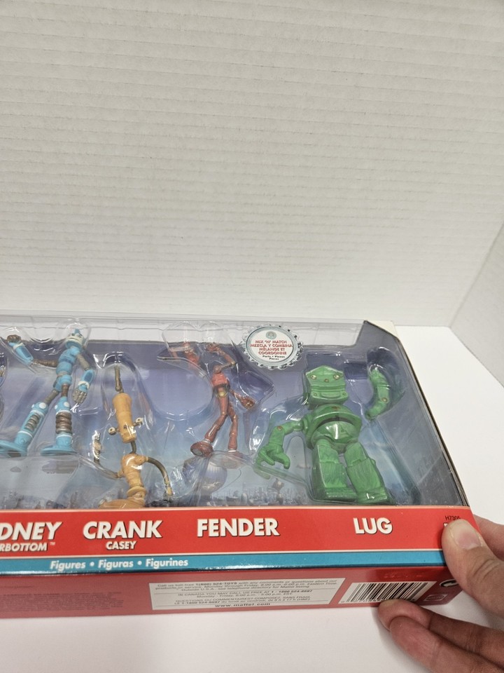 Robots Movie Figures- 6 Pack (Madame Gasket; Diesel Springer; Rodney ...