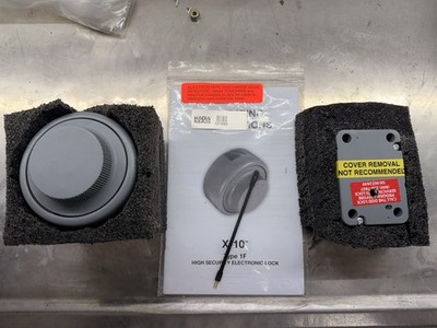 Kaba Model X-10 High Security Electronic Lock Type 1F FF-L-27408 Barely ...