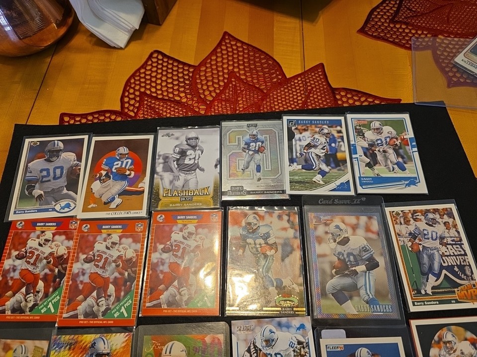 Barry Sanders Lot With Rookies | eBay