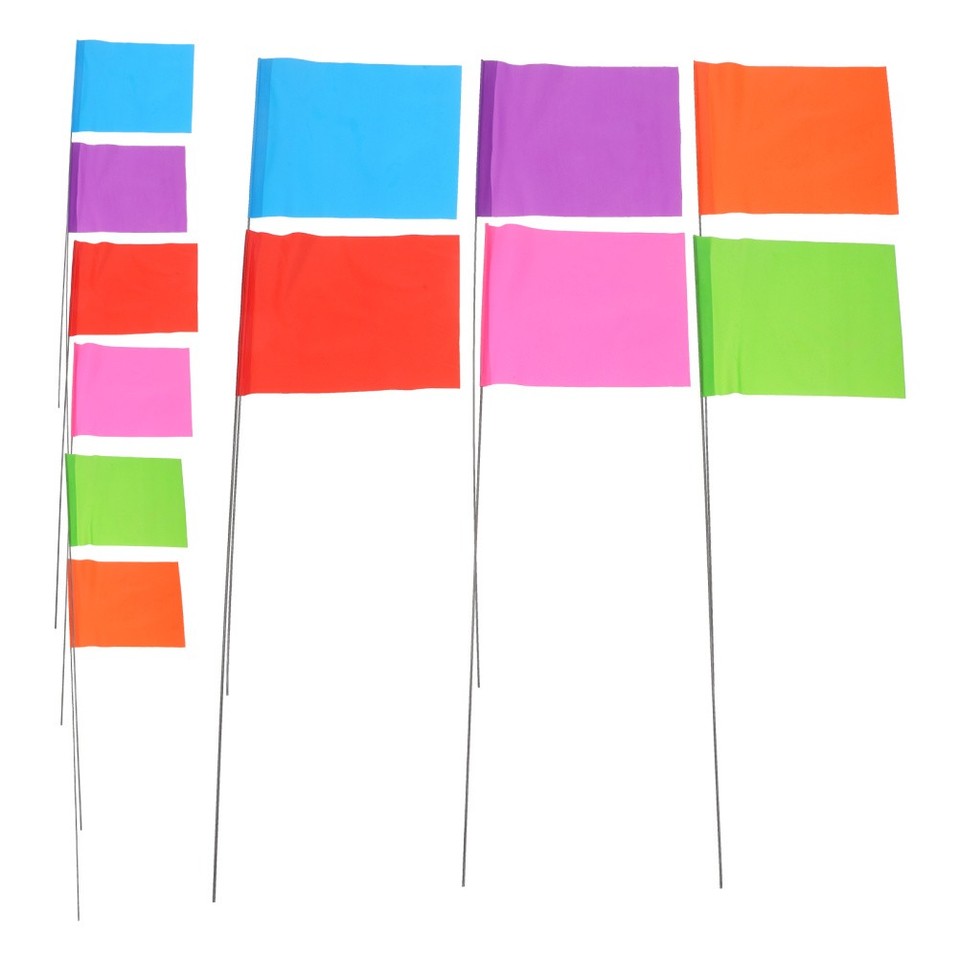 120 Pcs Signal Flag Flags Vertical Yard Signs Landscape Planting | eBay UK