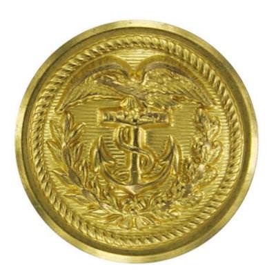 Coast Guard Button 35 Ligne Gold for Jacket | eBay