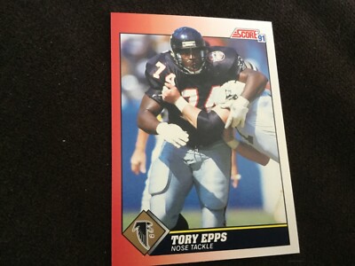 1991 Score Football Card #174 Tory Epps | eBay