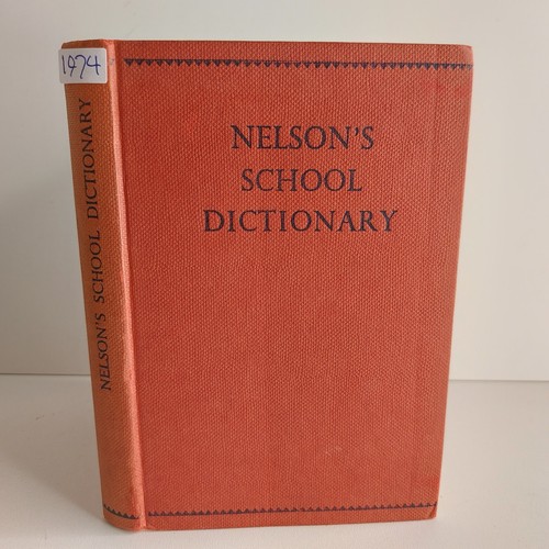 Nelson's School Dictionary Hardcover Vintage | eBay