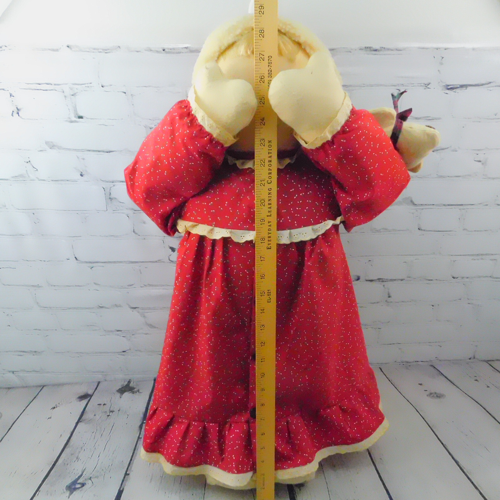 VTG Time Out Doll Kid In A Corner Girl Doll Blonde 28" Nightgown Santa ...