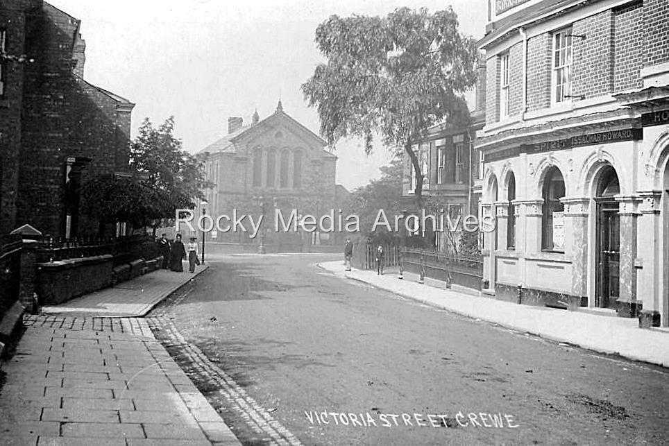 Afk-48 Street Scene, Victoria Street, Crewe, Cheshire. Photo | eBay