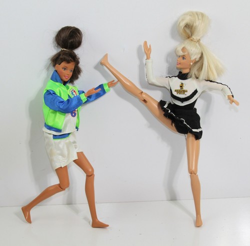 Mattel 1993 Teresa WNBA & Georgia Tech Cheerleader Bend And Move Barbie ...