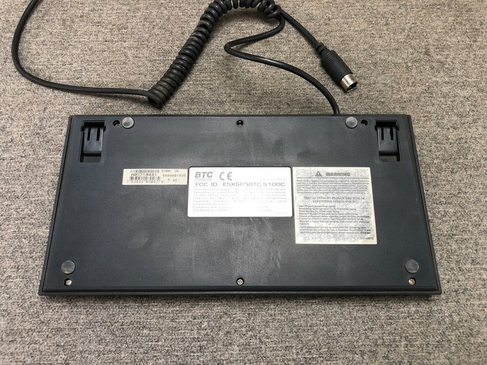 BTC 5100C Compact AT 5-Pin DIN Computer Keyboard | eBay